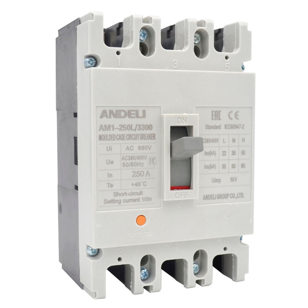 Moulded Case Circuit Breaker AM1-250L 3P 250A | LinkServe